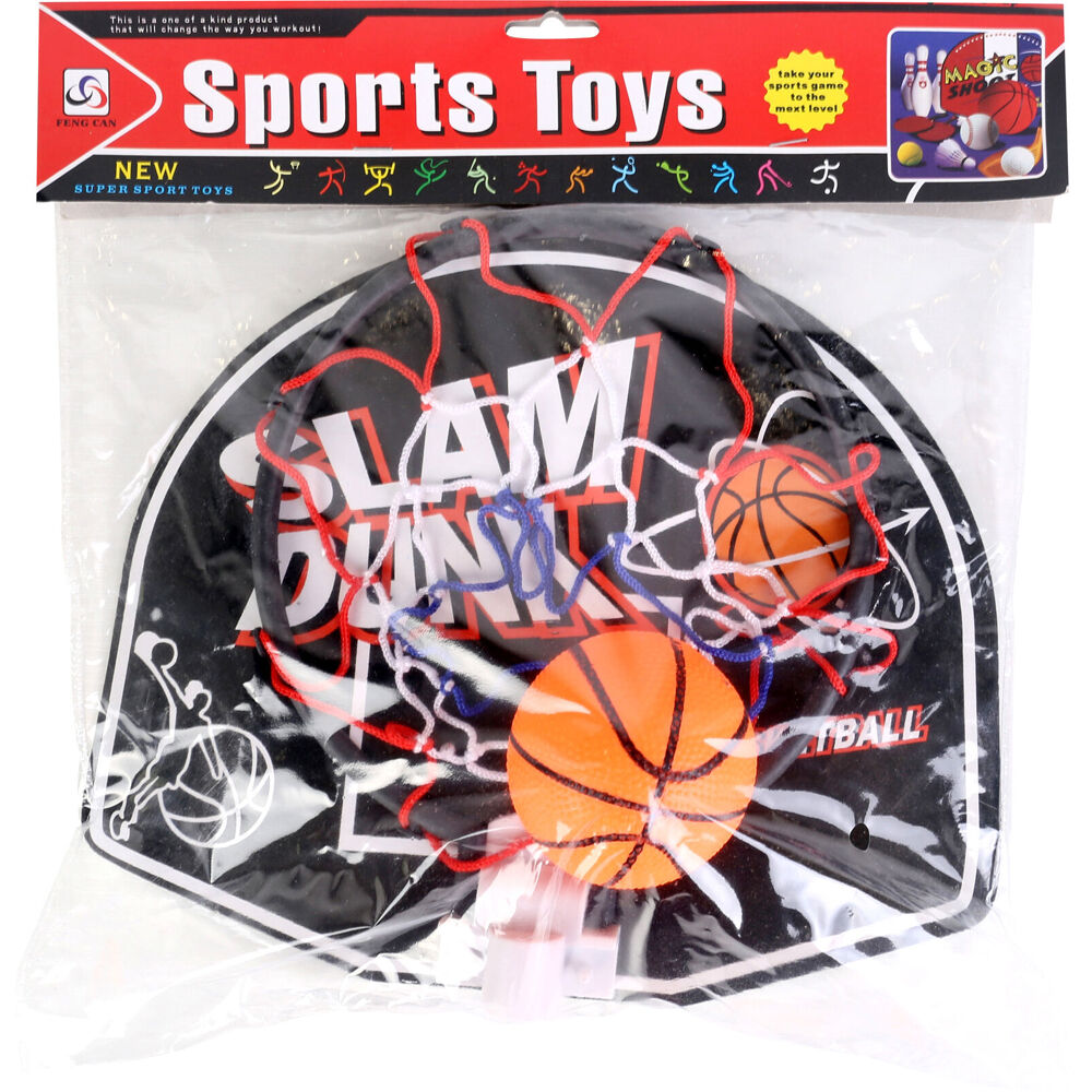 Buy Razoo Slam Dunk Mini Basketball Set W/ Wall Mount Kids Toy 29x23cm ...
