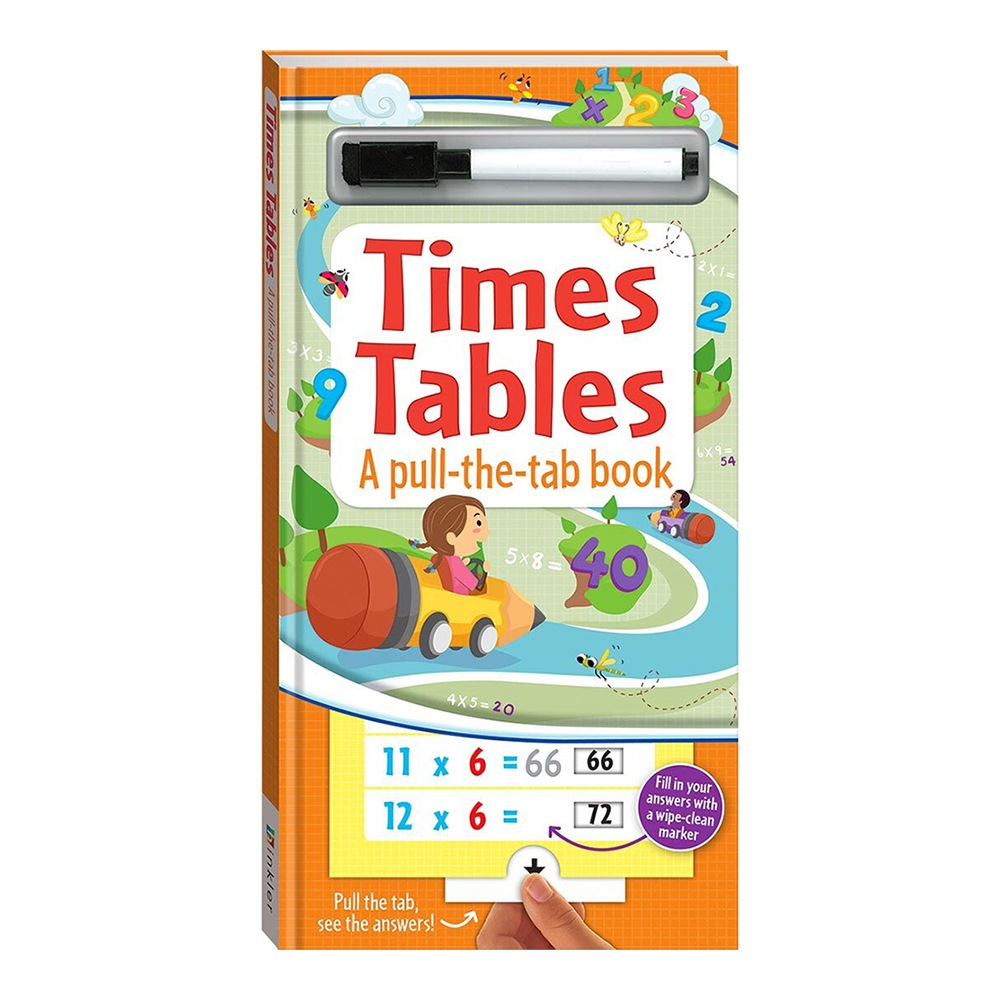 Buy Rising Stars Pull the Tab: Times Tables Educational Book Kids ...