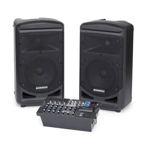 Buy Samson XP800 Expedition 800W Portable PA Wireless Bluetooth 8-Ch ...