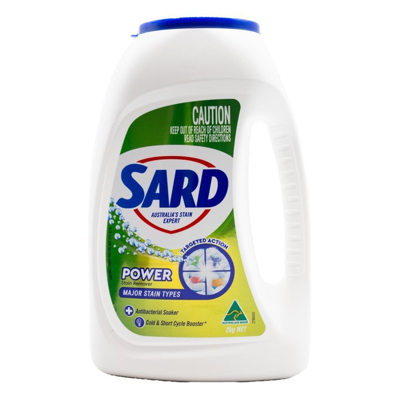 Buy Sard Power Stain Remover Laundry Washing Detergent Powder 2kg ...