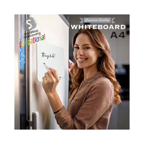 Buy Scribbles Stationery Dual Sided Wood Whiteboard/Chalkboard Office ...