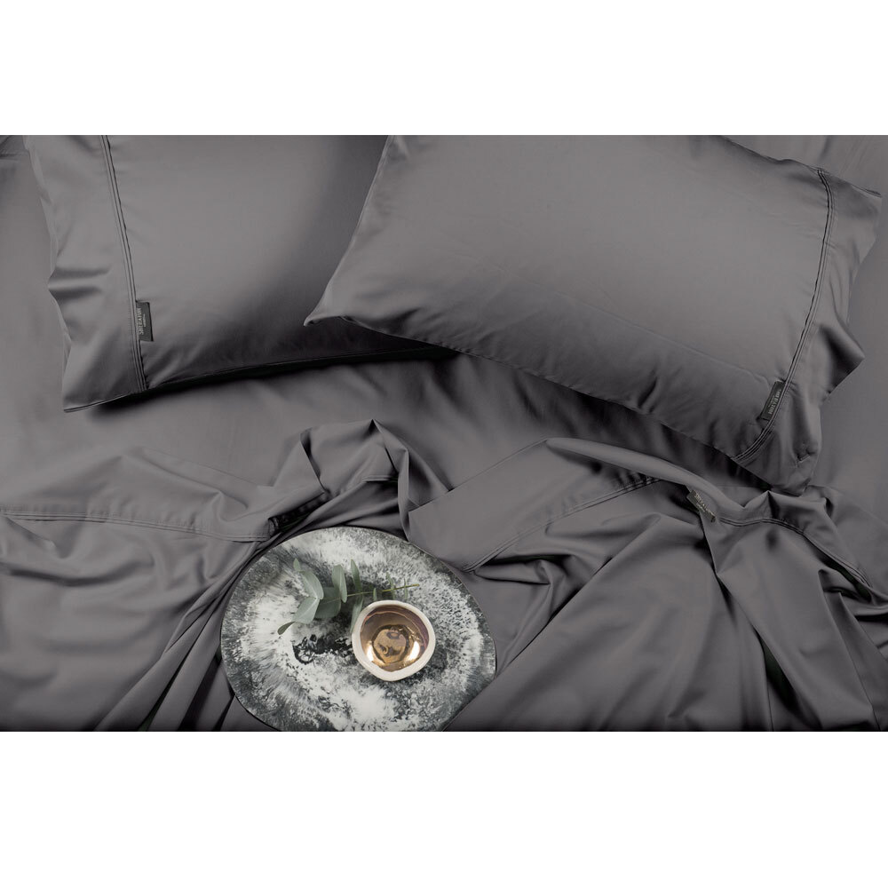 Buy Sheraton Luxury Queen Size Bed Fitted Sheet Set 400TC Bamboo/Cotton ...