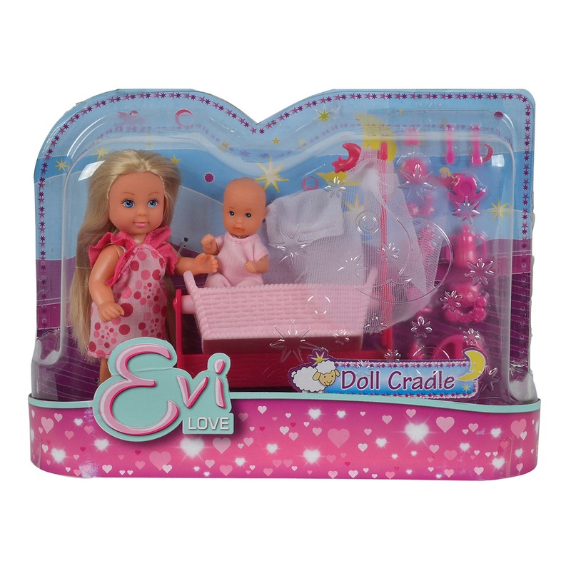 Buy Simba Evi Love Doll Cradle Doll Playset Kids/Children Imaginative ...