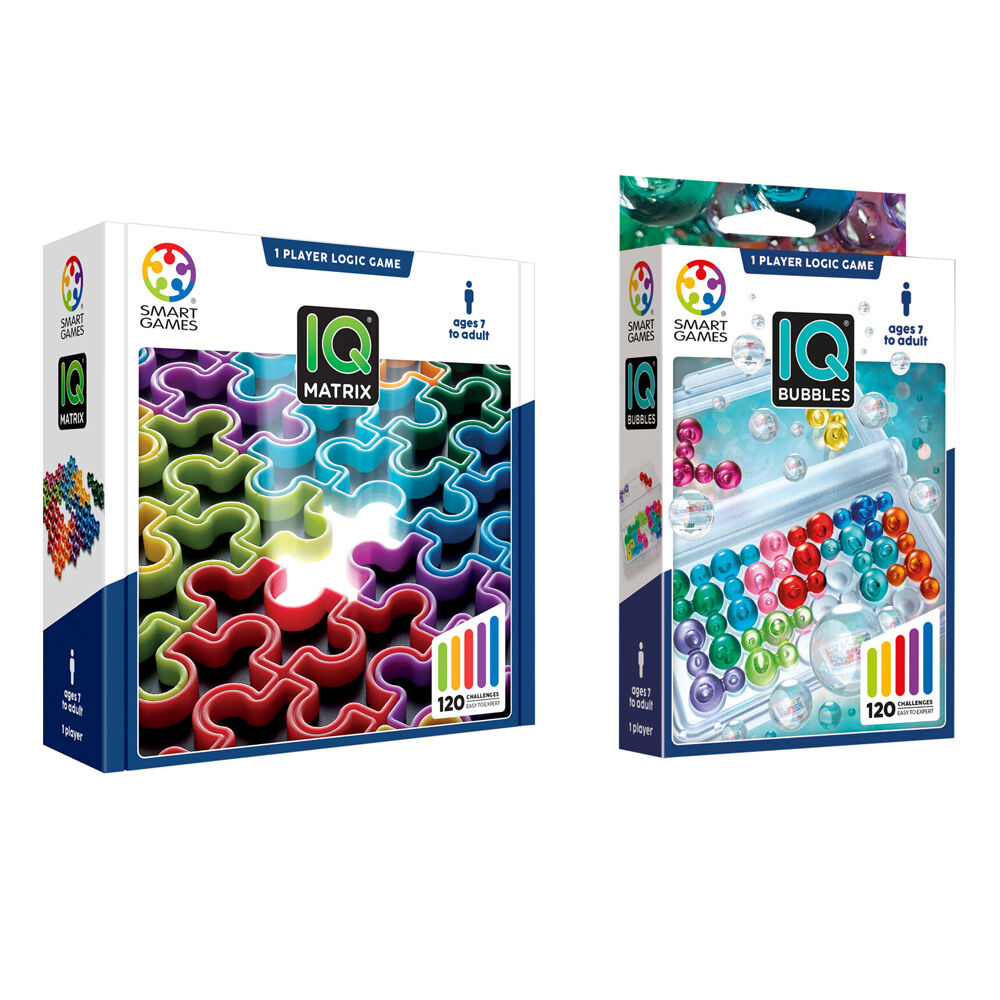 Buy Smart Games IQ Bubbles & Matrix Logic Puzzle Game Kids Educational ...
