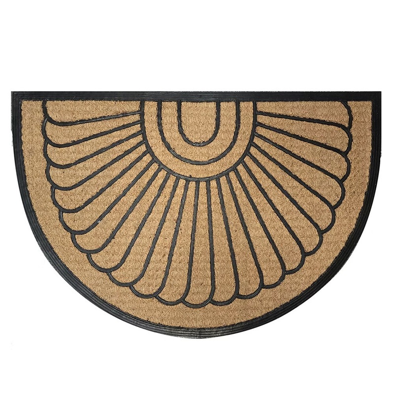 Buy Solemate Rubber & Coir Half Moon 60x90cm Functional Outdoor Front ...
