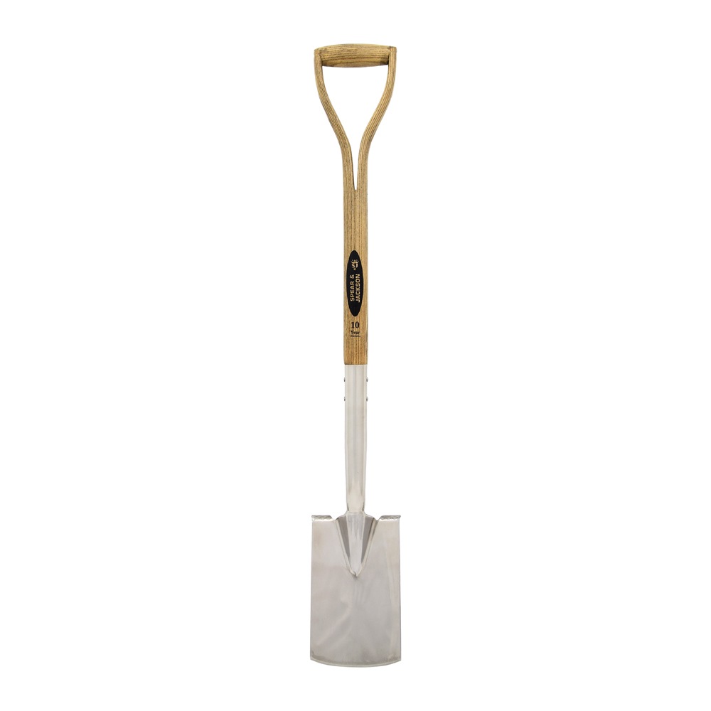 Buy Spear & Jackson Stainless Steel/Hardwood Garden Spade Split Shaft/D ...