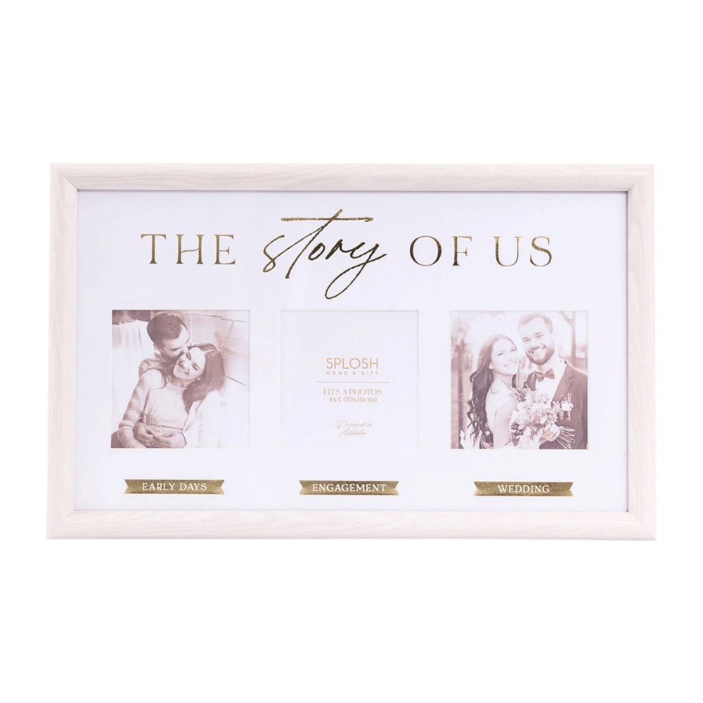 Buy Splosh Wedding Story of Us 39.5x24.5cm Photo Frame Standing ...