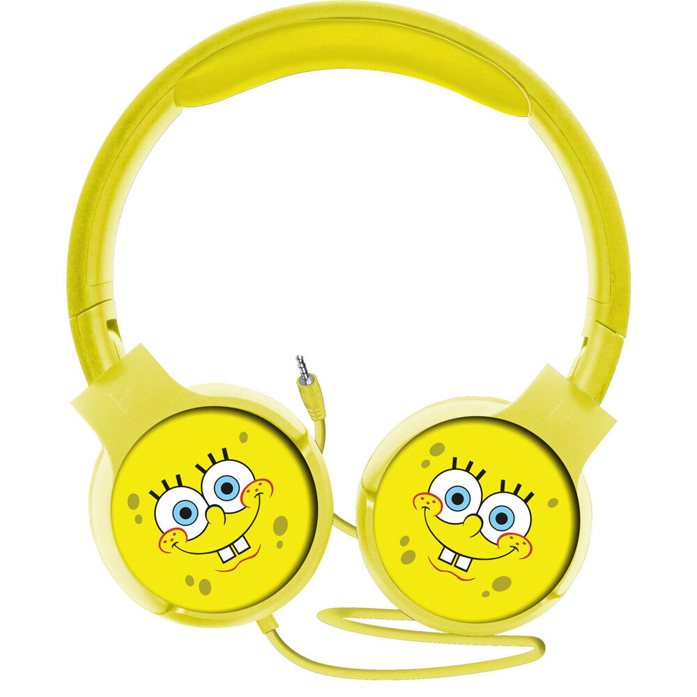 Buy SpongeBob SquarePants 3.5mm Wired Connector Headphones Adjustable ...