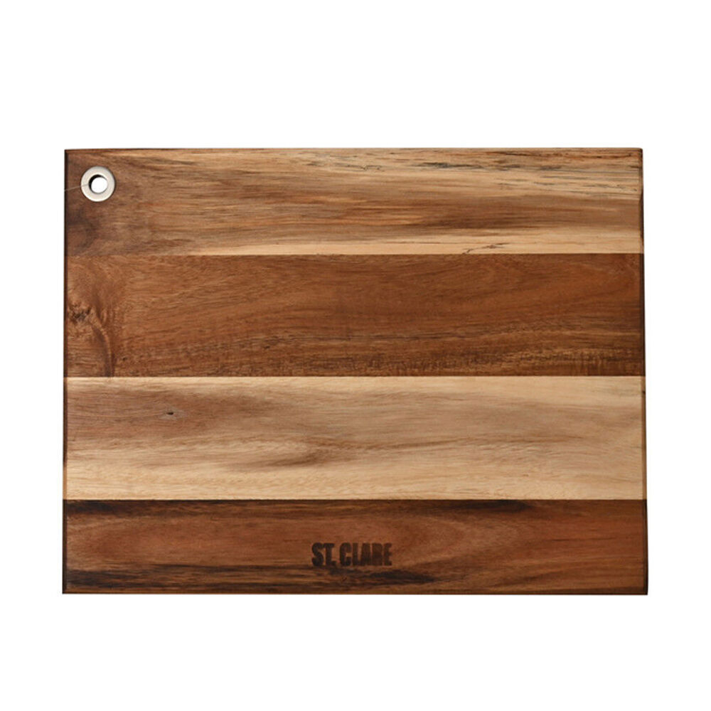 Buy St. Claire Acacia Chopping Board Home Kitchen Cutting Block 40x30x1 ...