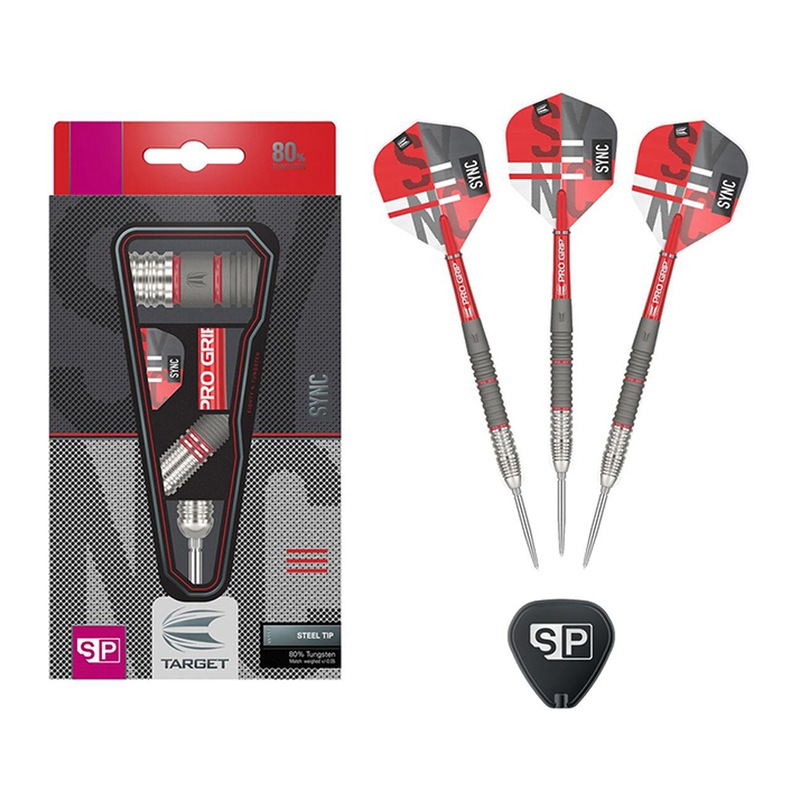 Buy Target 21g Sync 80% Steel Tip Darts SP01 Pro Grip Dual Cut Barrel ...