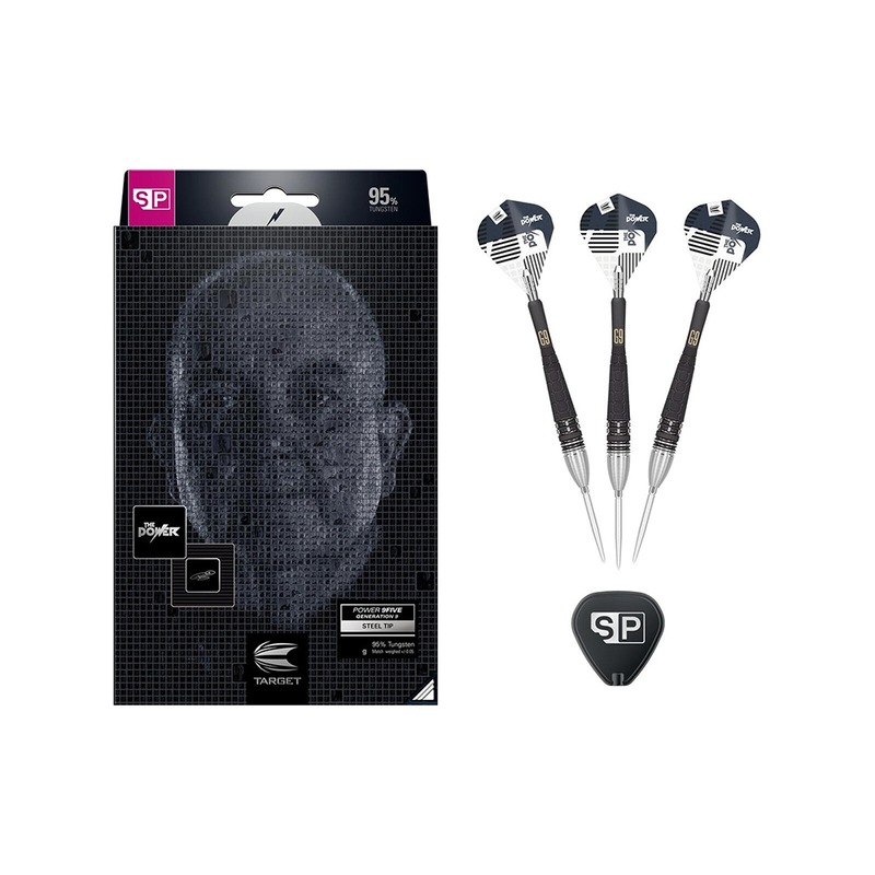 Buy Target 26g Power Gen 9 Phil Taylor 95% Steel Tip Precision Darts ...