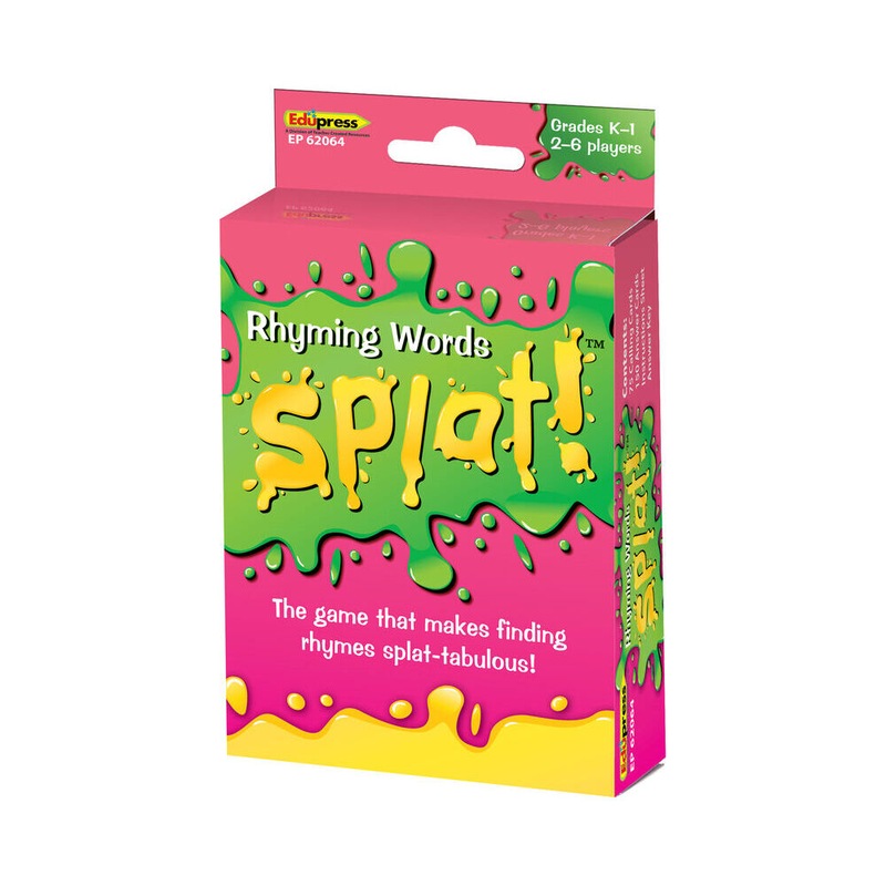 Buy Teacher Created Resources Rhyming Words Splat Flash Cards Game Set ...