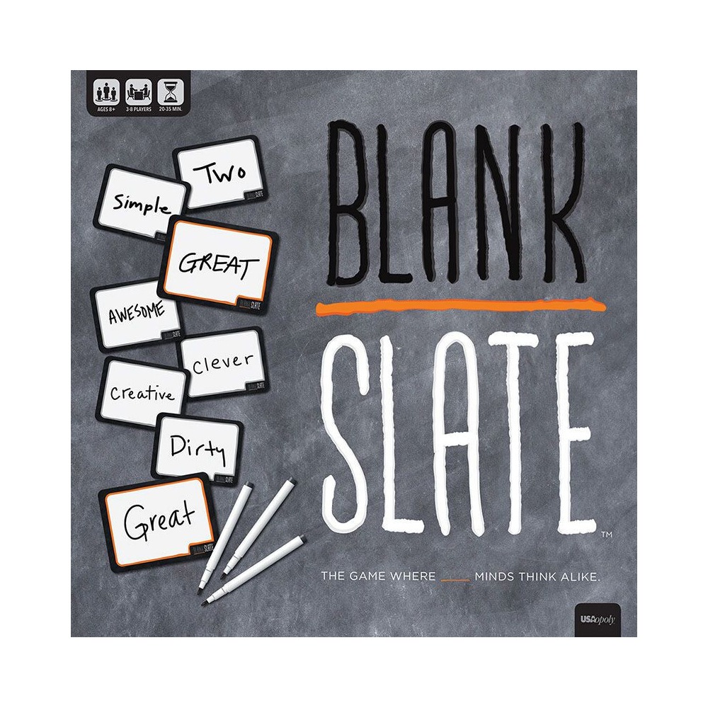 Buy The OP Blank Slate Think Alike Tabletop Family Fun Play Party Board ...