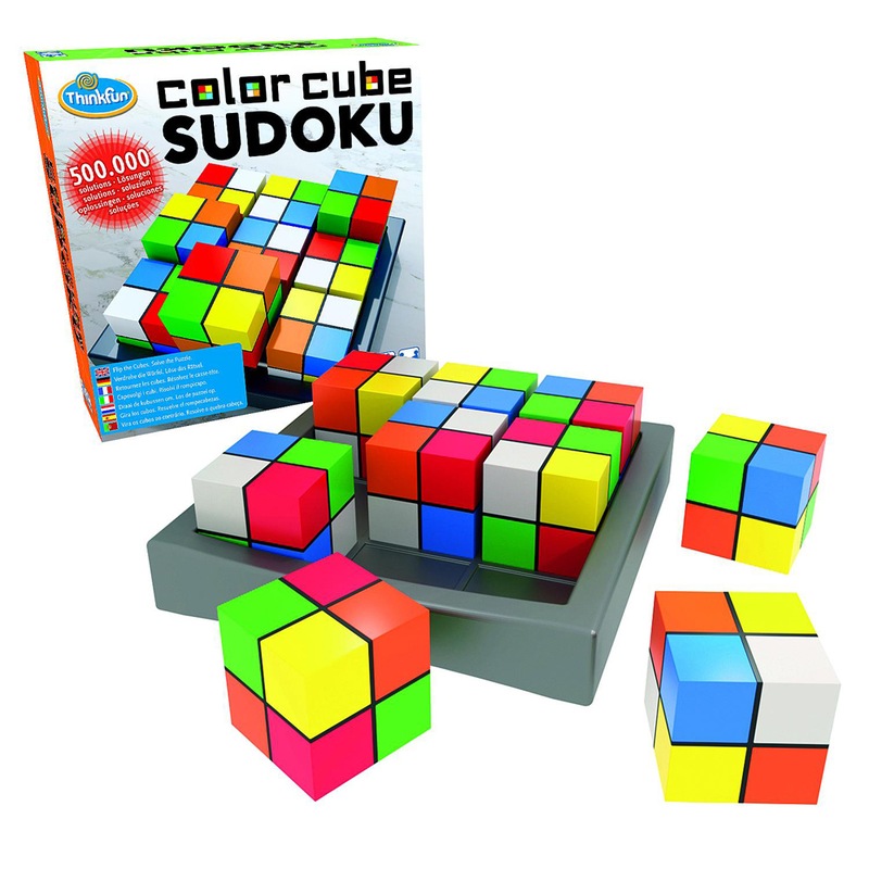 Buy ThinkFun Color Cube Sudoku Logic and Problem Solving Game Kids ...