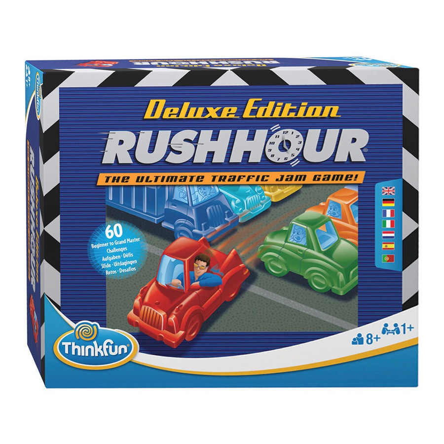 Buy ThinkFun Rush Hour Deluxe Edition Logic And Problem Solving Game ...