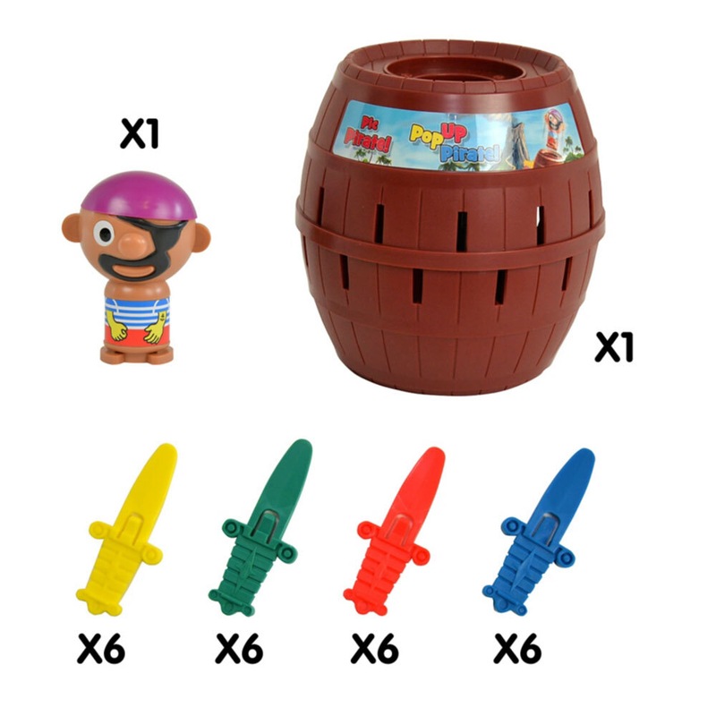 Buy Tomy Pop Up Pirates Family/Party Game Kids/Child Fun Pirate Action ...
