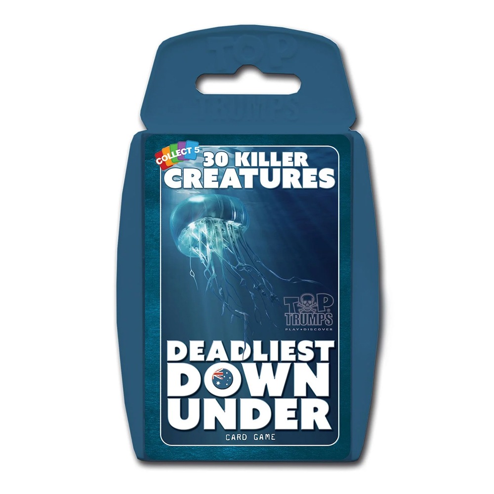 Buy Top Trumps Deadliest Down Under Interactive Playing Card Game ...