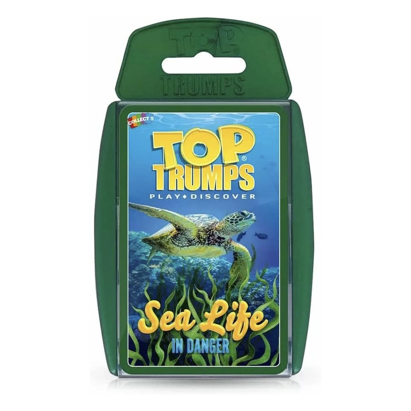 Buy Top Trumps Sea Life in Danger Interactive Playing Card Deck Game/Collection 5+ - MyDeal