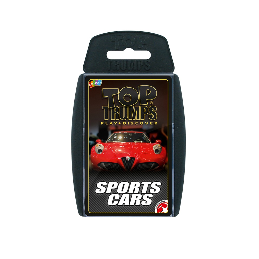 Buy Top Trumps Sports Cars Interactive Adult Playing Card Deck Game ...