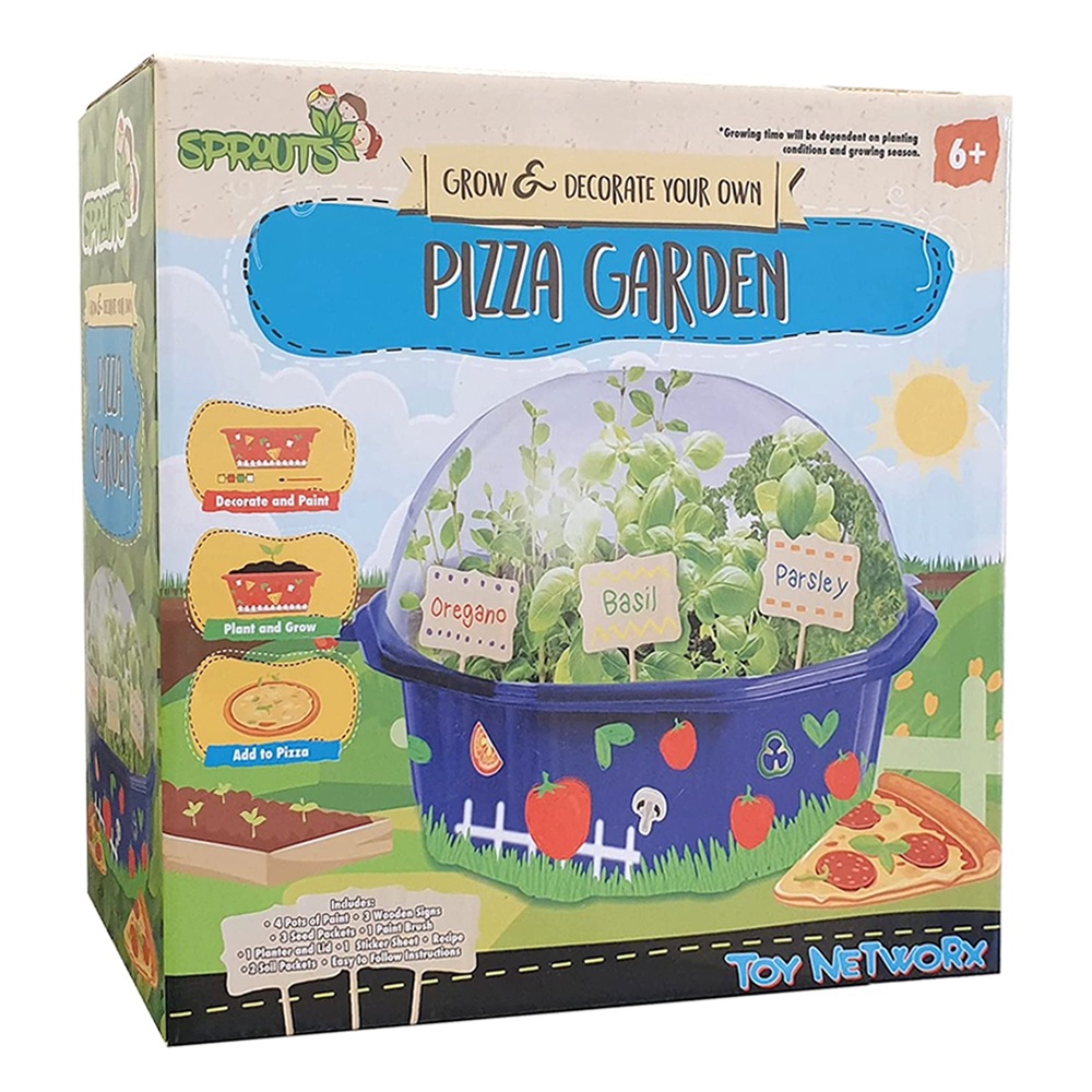 Buy Toy Network Sprouts Grow & Decorate Pizza Garden Kids/Children ...