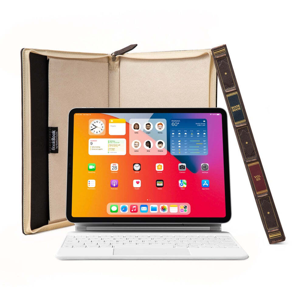 Buy Twelve South BookBook Case Cream Lining Folio Cover For 12.9" iPad ...