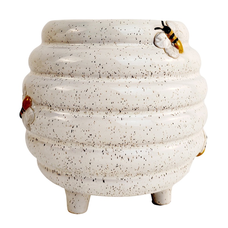 Buy Urban 15cm Ceramic Beehive Planter Plant Pot Home/Garden Decor ...