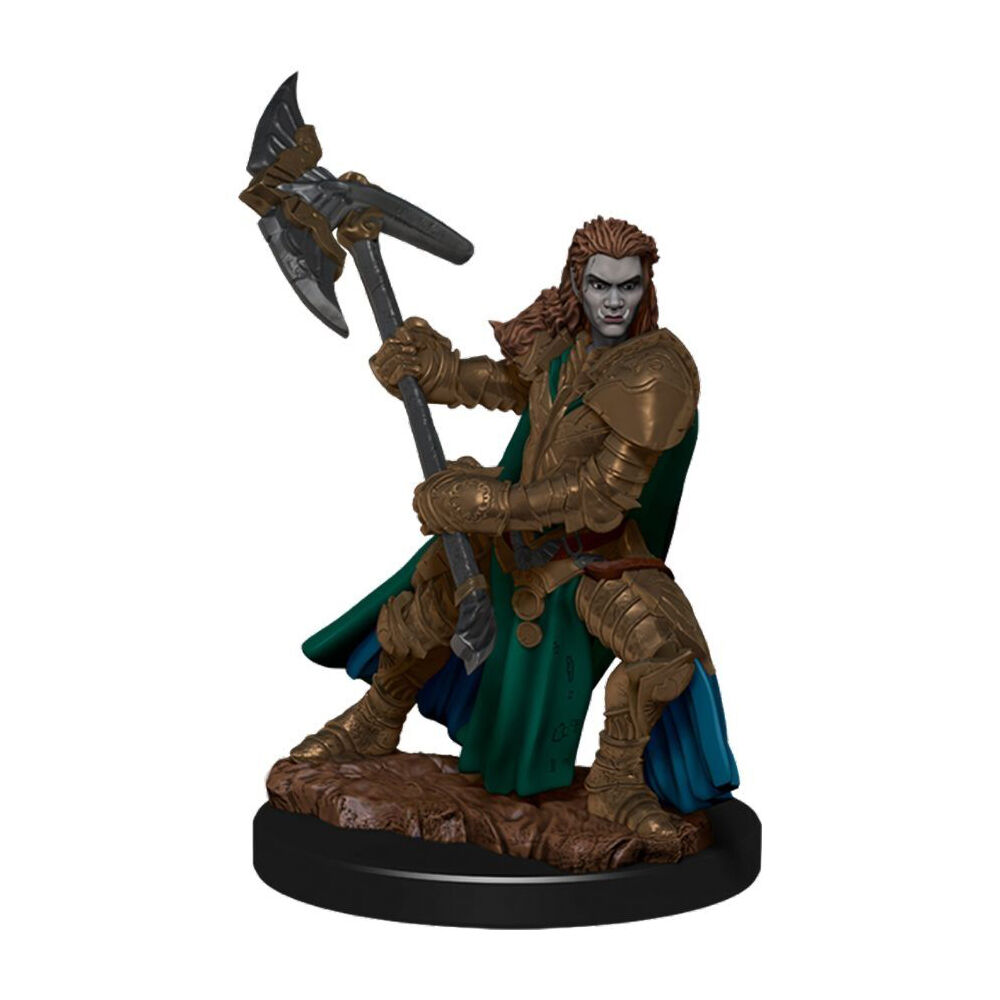 Buy Dungeons & Dragons Premium Half-Orc Fighter Female Miniature RPG ...