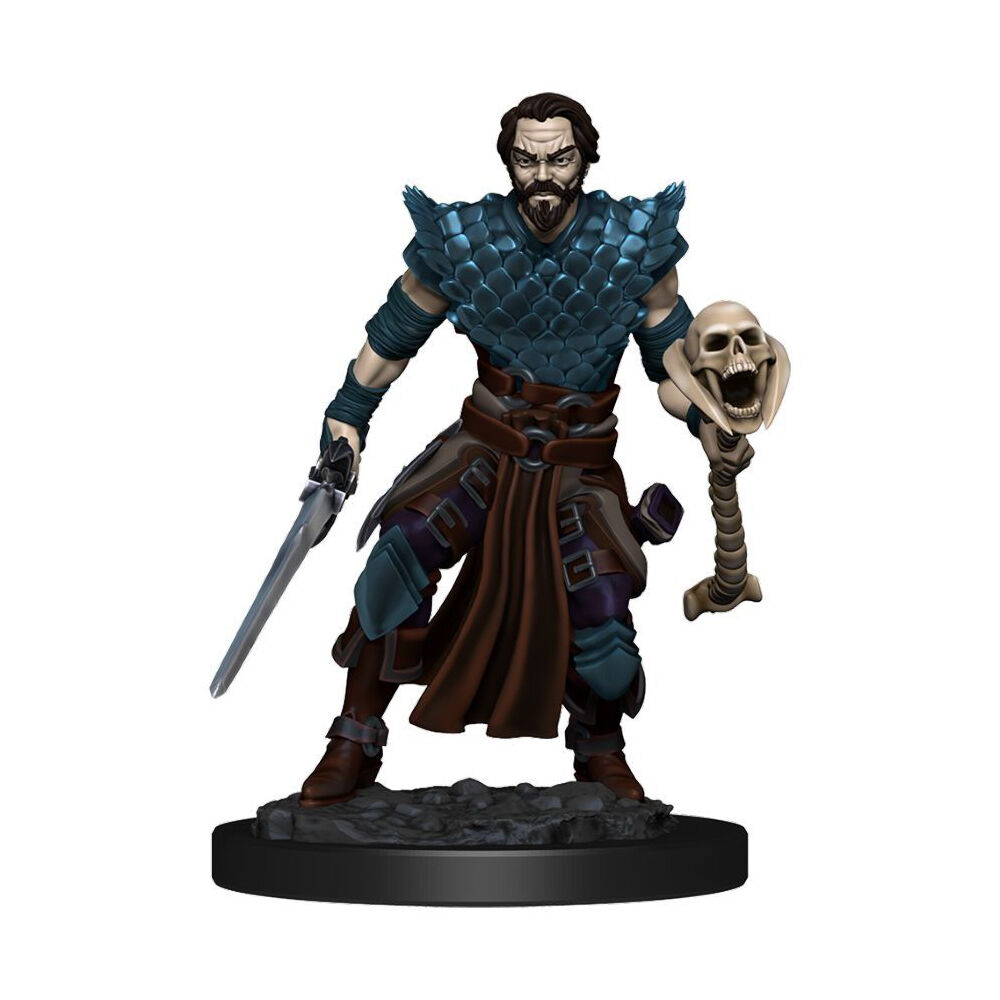 Buy Dungeons & Dragons Premium Human Warlock Male Miniature RPG Action ...