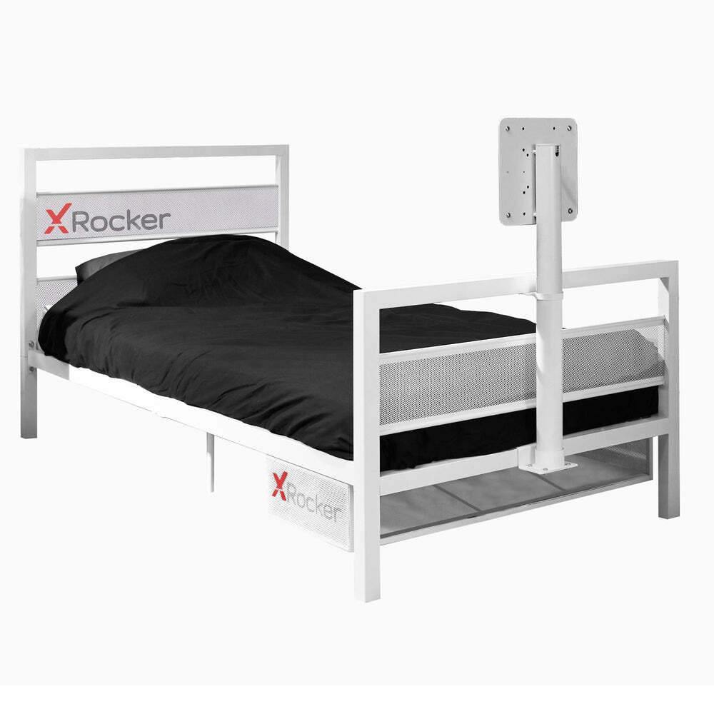 Buy X Rocker Basecamp Single Gaming Bed w/ TV VESA Mount/Mesh Console ...
