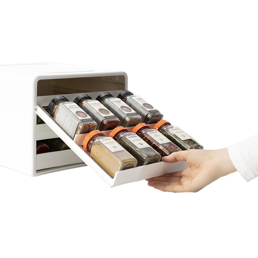 Buy Youcopia Spicestack 24 Spice Bottle Organiser With Labels ...