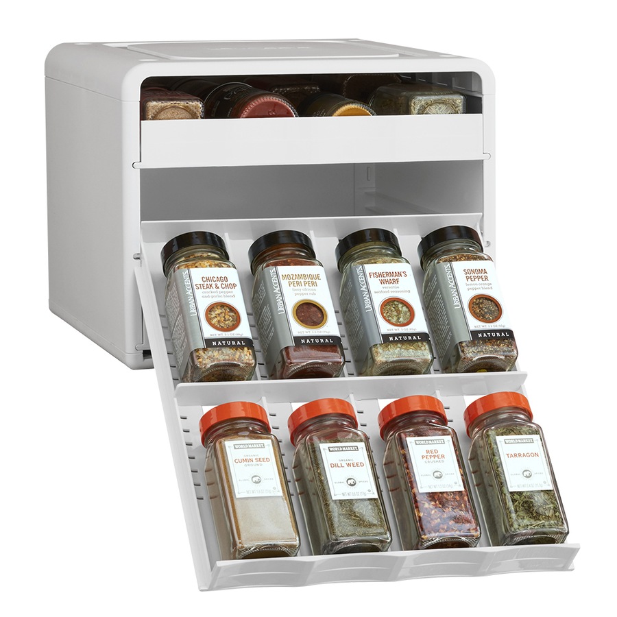 Buy Youcopia Spicestack 24 Spice Bottle Organiser With Labels ...