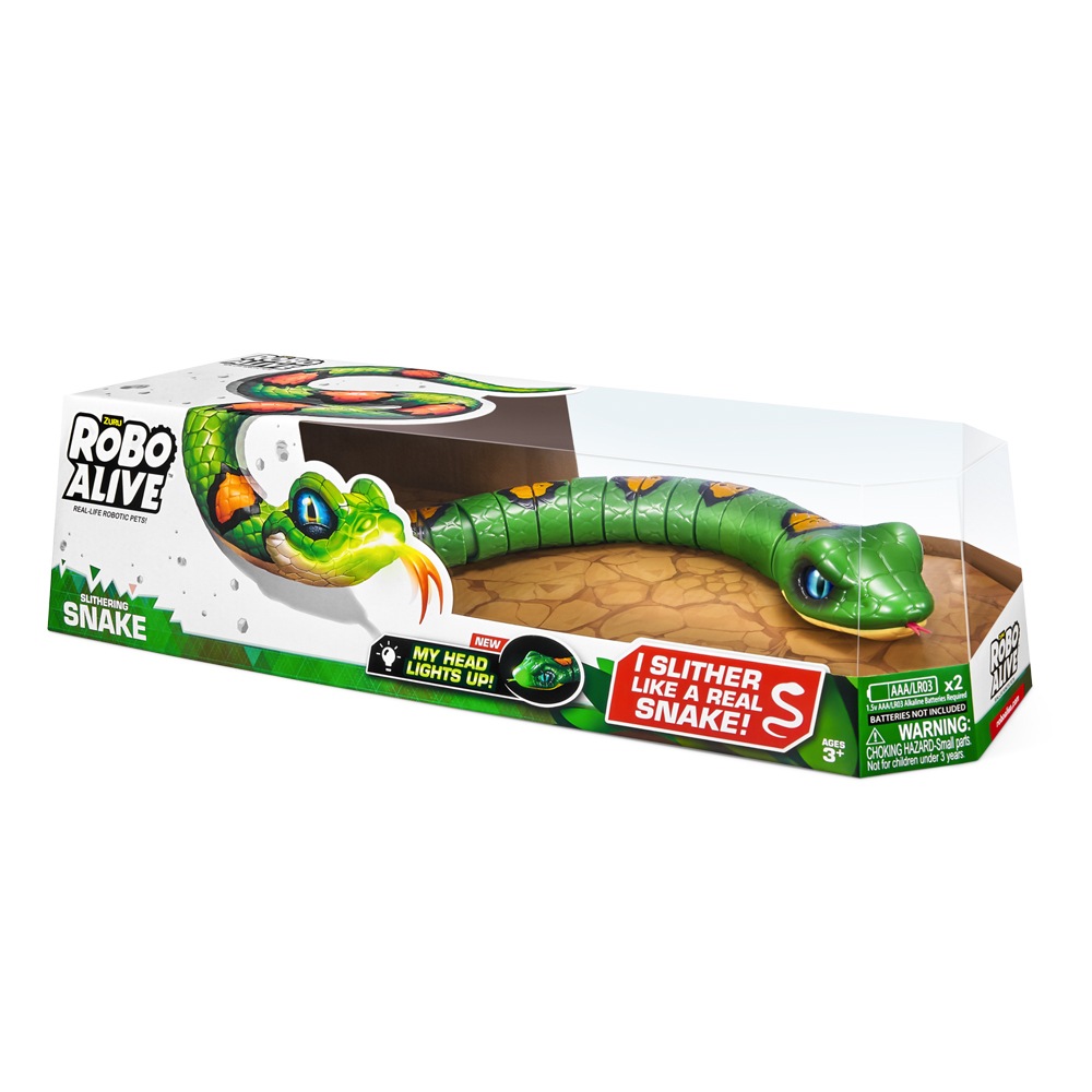 Buy Zuru Robo Alive Robotic Snake Light Up Kids/Children Slithering Toy ...