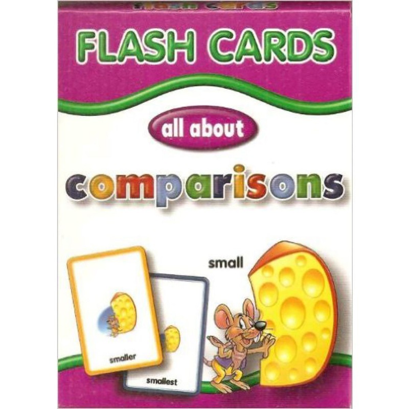 Buy All About Comparisons Flash Cards - MyDeal