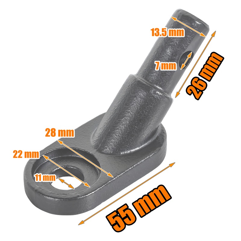 Buy Bicycle Trailer Coupler Hitch Steel Rear Replacement Axle Hitch ...