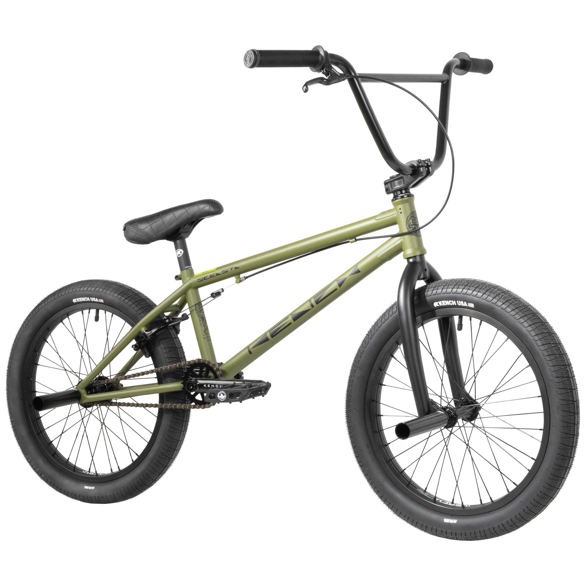Buy KENCH OCELOTL BMX Freestyle Bike Bicycle Hi-Ten Steel Frame - Army ...