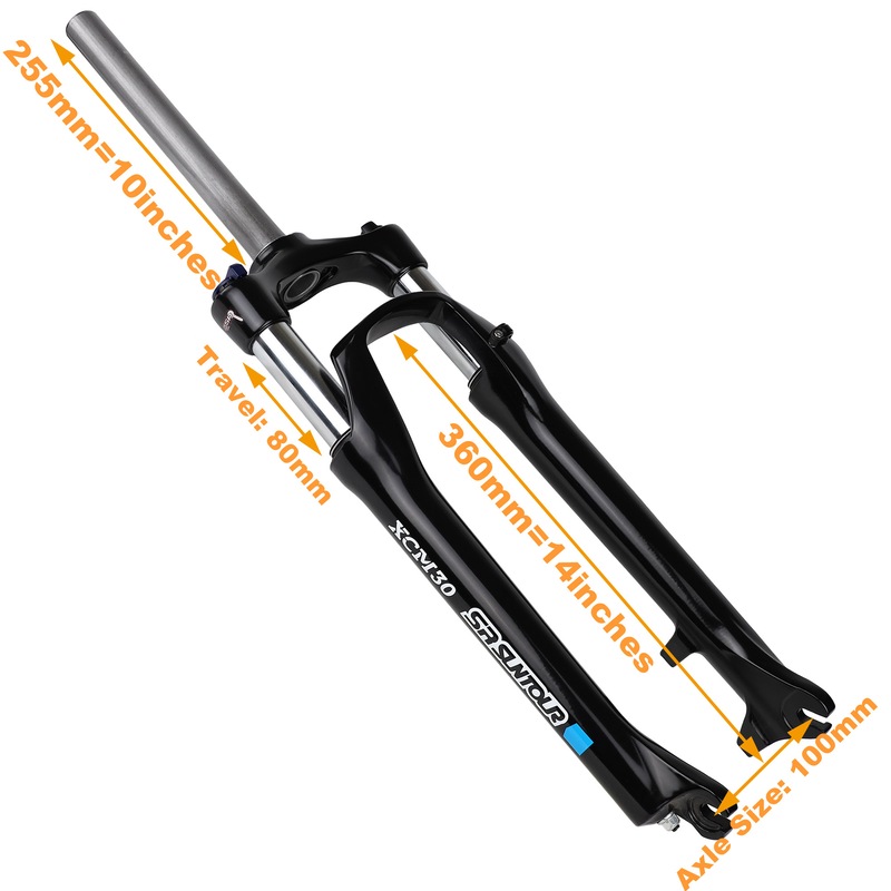 Buy SR SUNTOUR XCM30 Mountain Bike Bicycle Fork 26" 1-1/8" Straight QR - MyDeal