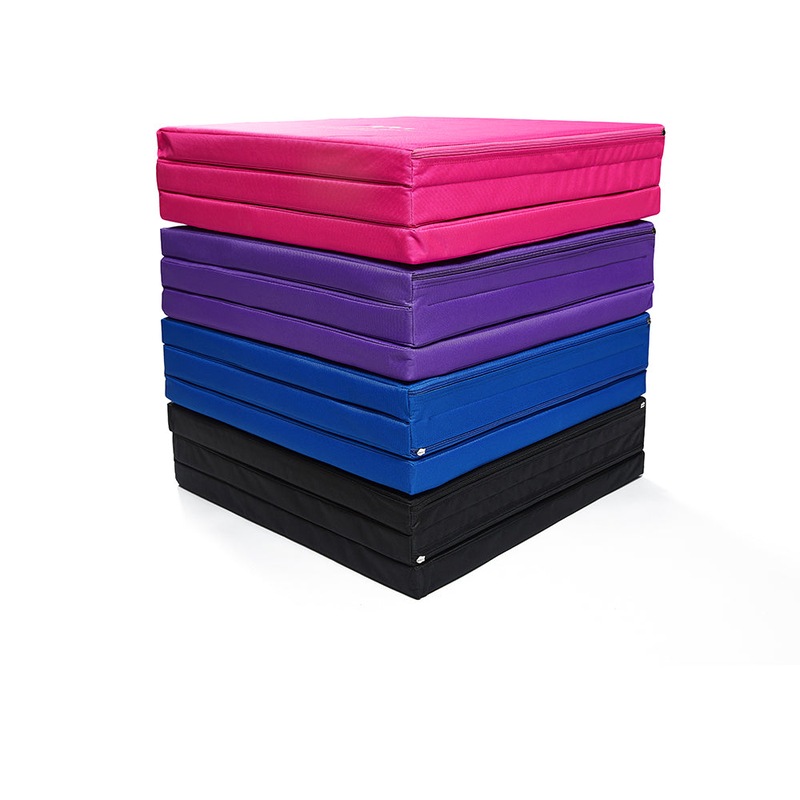 Buy Tri-Fold Folding Exercise Floor Mat 180X60 cm with Carrying Handles ...