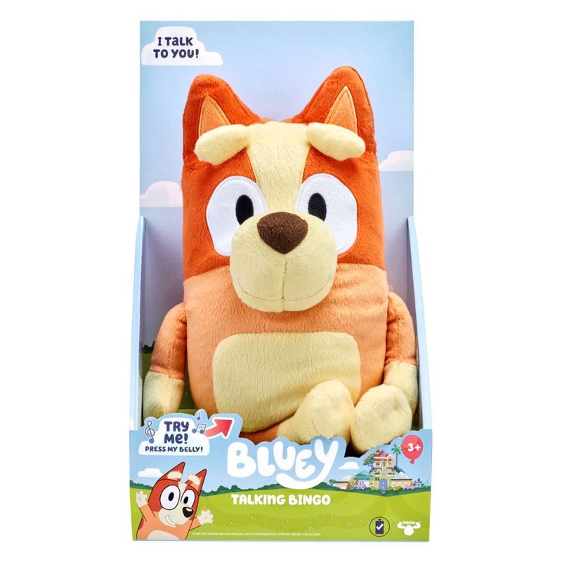 Bluey Talking Bingo Plush 33cm | Buy Plush Toys - 630996171370