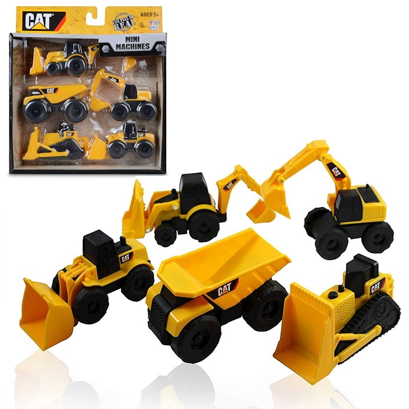 Buy Caterpillar Mini Machines 5 Pack - MyDeal