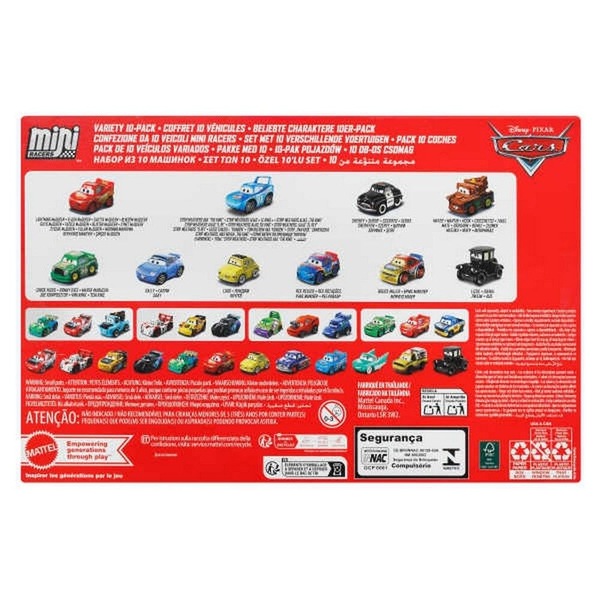 Buy Disney Pixar Cars Mini Racers 10 Pack - MyDeal Australia