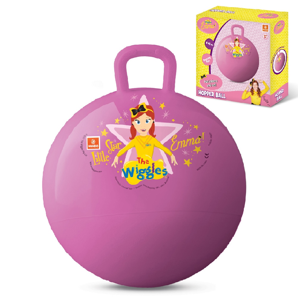 Buy Emma Hopper Ball 40cm The Wiggles - MyDeal Australia