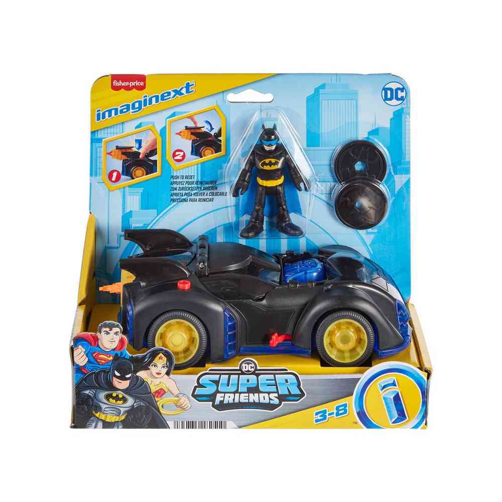 Buy Fisher-Price Imaginext DC Super Friends Shake and Spin Batmobile ...