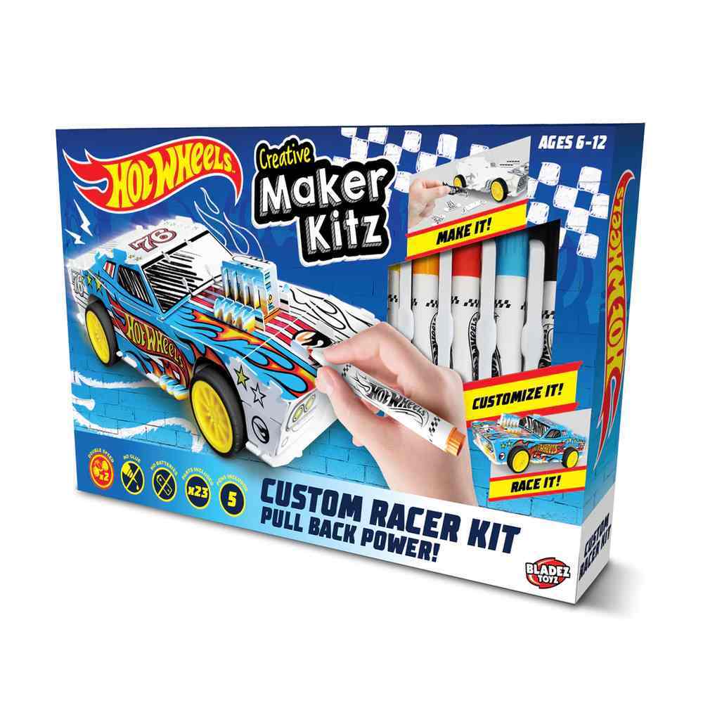 Buy Hot Wheels Creative Maker Kitz Custom Racer Kit - MyDeal Australia
