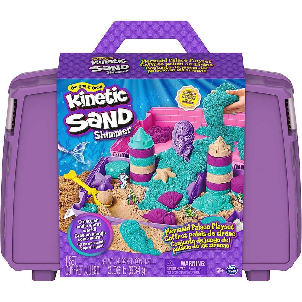Buy Kinetic Sand Shimmer Mermaid Palace Playset - MyDeal Australia