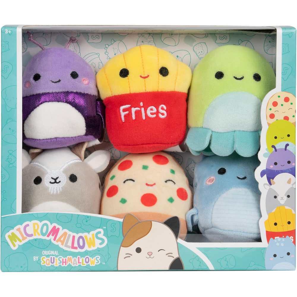Buy Squishmallows Micromallows Plush 6 Pack - MyDeal Australia