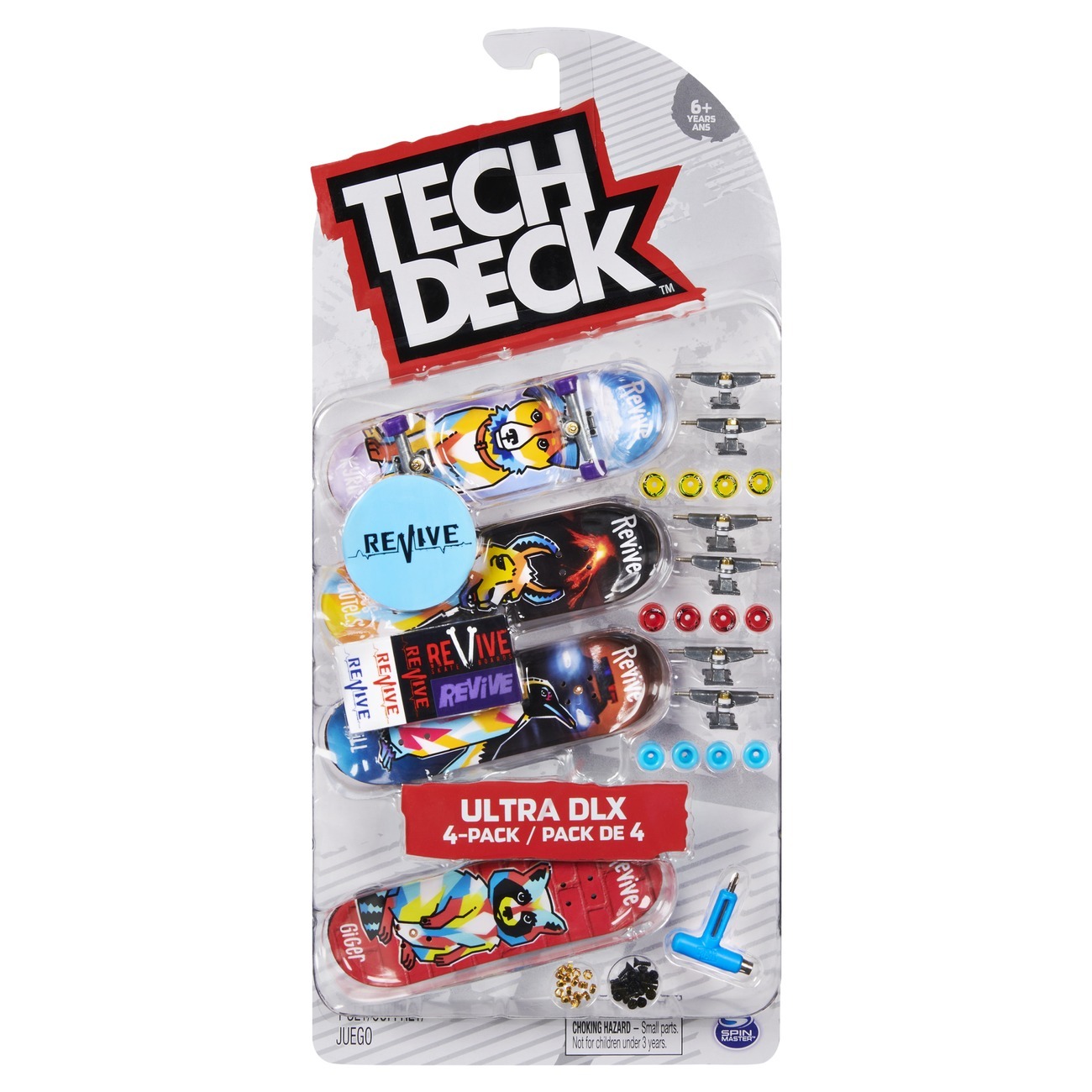 Buy Tech Deck Fingerboard Revive Ultra DLX 4 Pack - MyDeal Australia