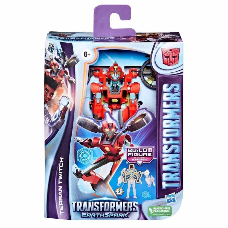 Buy Transformers EarthSpark Deluxe Terran Twitch Action Figure - MyDeal