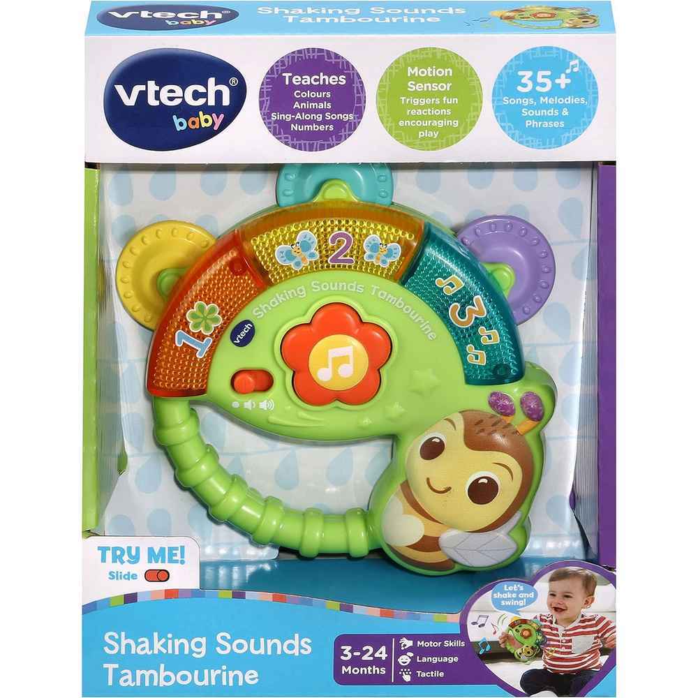 Buy Vtech Baby Shaking Sounds Tambourine - MyDeal Australia