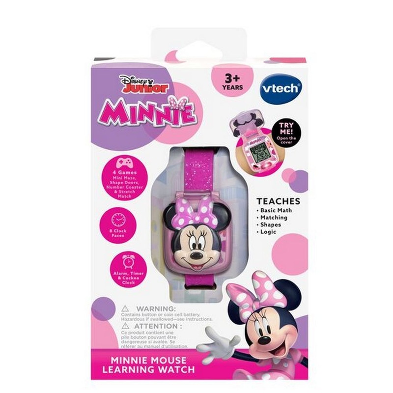 Buy Vtech Minnie Mouse Learning Watch - MyDeal