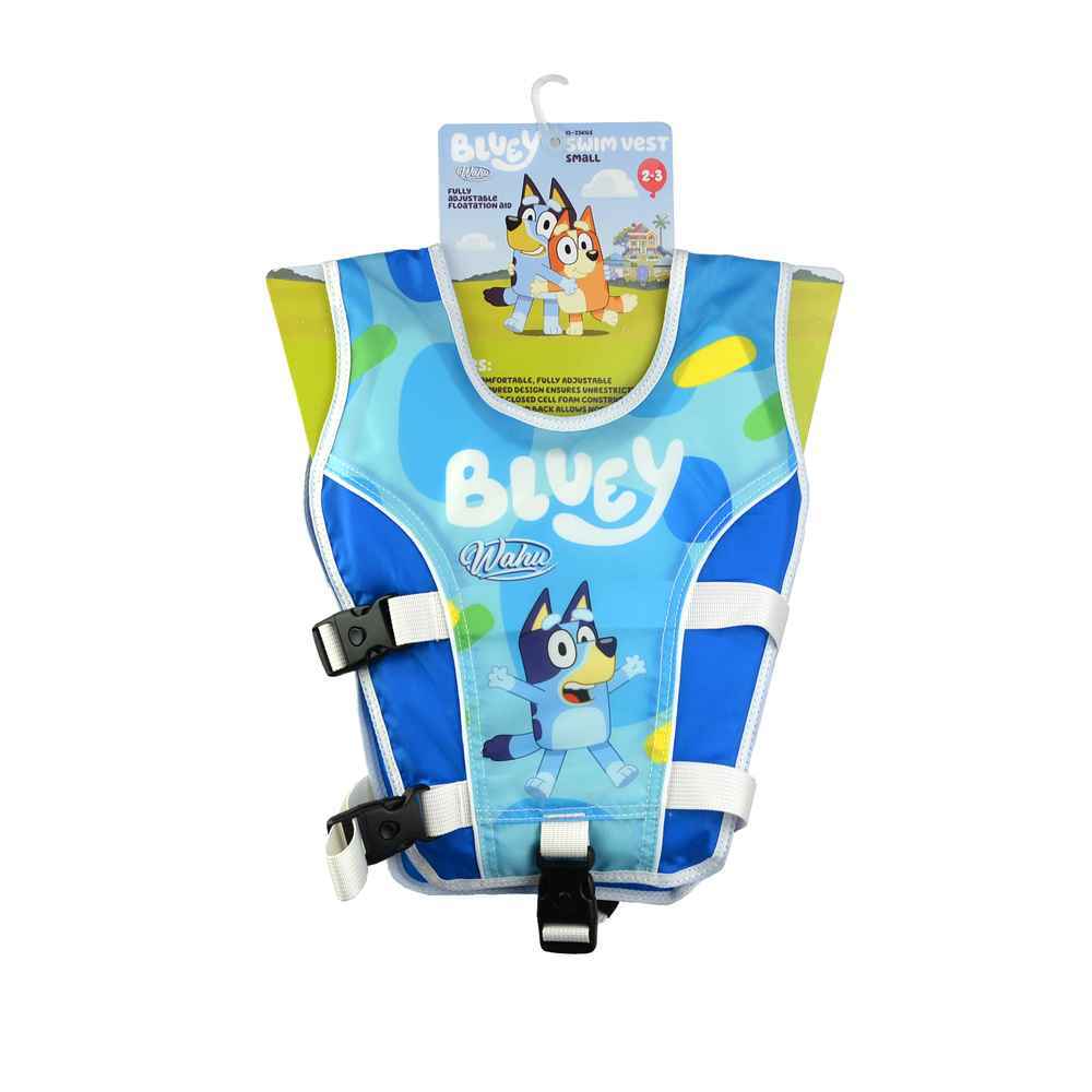 Buy Wahu Bluey Small Swim Vest 15-25Kgs - MyDeal Australia